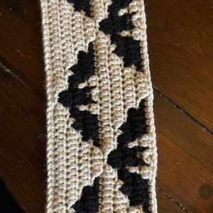 Batty Mosaic Crochet Pattern Bat Chart by Sixel Design - Etsy
