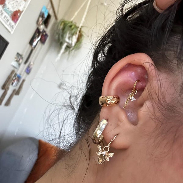 Dainty Wish Upon a Star Rook 6mm 8mm 16g 18g 20g 316L Surgical Steel ...