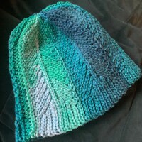 CROCHET PATTERN GIANNA Knit-look Slouchy Cropped Beanie,hat,geometrical ...