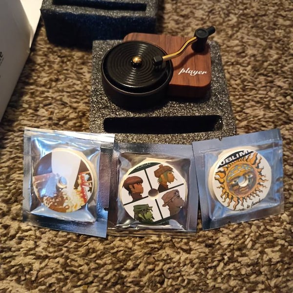 Custom Rock Bands Album Cover Car Air Freshener, Car Vent Clip Perfume ...