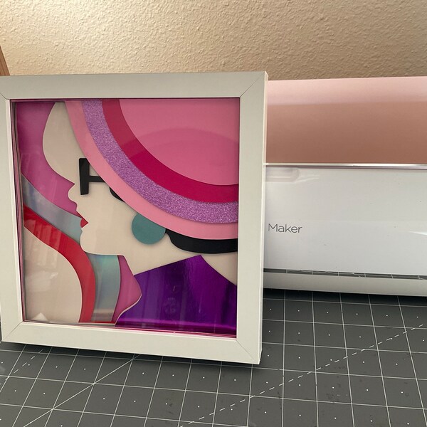 Layered Girl SVG, Shadow Box Svg, 3D Paper Cut, 3d Wall Decor Svg ...