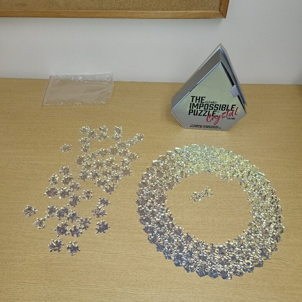The Clearly Impossible Jigsaw Puzzle Crystal Edition - Hard Puzzle for ...
