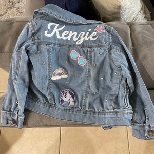 Kids Custom Clothing Custom Jean Jackets Personalized Clothing ...