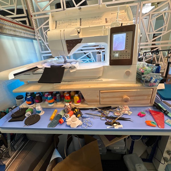 Embroidery / Sewing Machine Riser 22, 24 & 30 Long X 7, 9, 12 or 14 ...