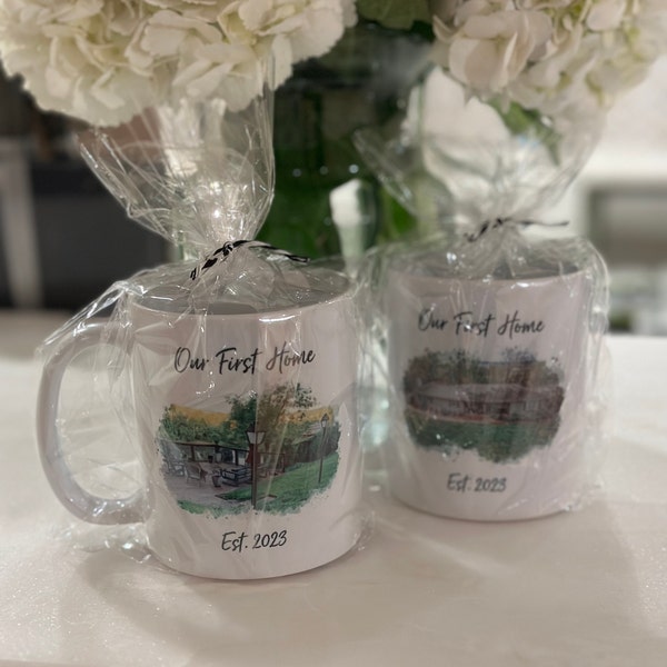 Custom Home Mug, Housewarming Gift, Personalized Home Mug, New Home Mug ...
