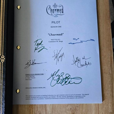 Pretty Little Liars TV Script Signed Autographed Ashley - Etsy
