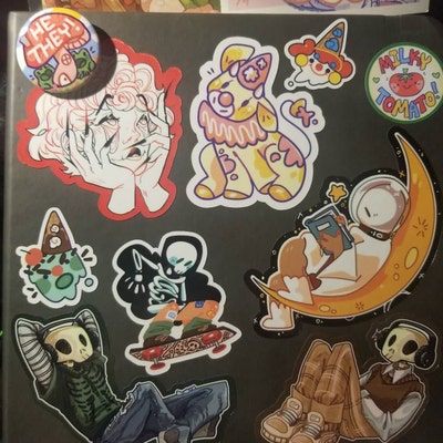 Cute Space Ghost Sticker Set V5// 4in Waterproof/weatherproof - Etsy UK