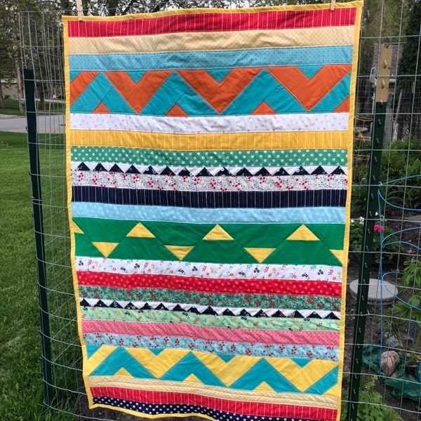 Candy Stripe Pattern PDF - Etsy