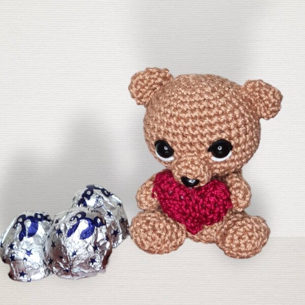 The Love Bear - CROCHET PDF PATTERN (english) - Etsy