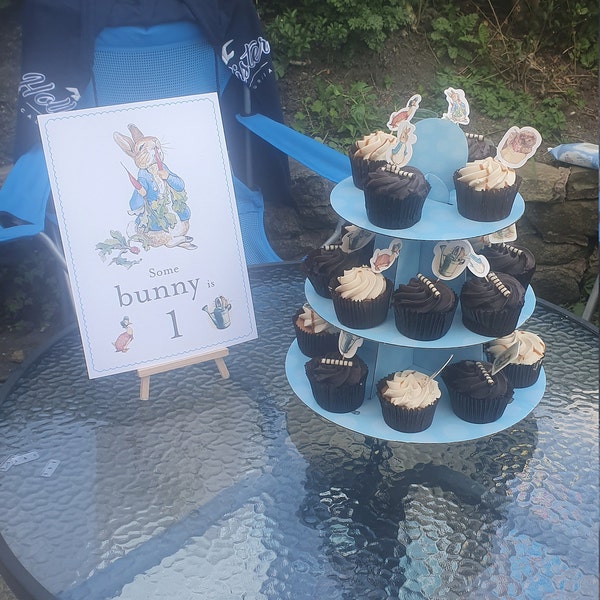 Peter Rabbit 1st Birthday Table Sign, Peter Rabbit Birthday Sign, Some ...