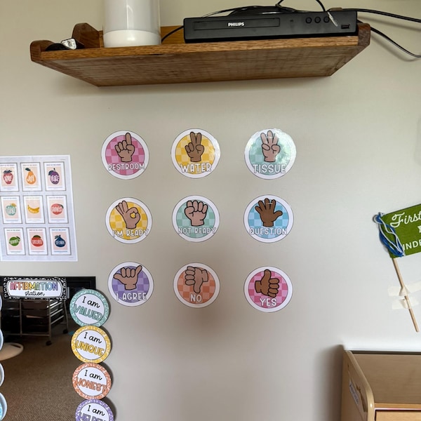 ASL (american Sign Language) Alphabet Posters | SPOTTY PASTELS - Etsy