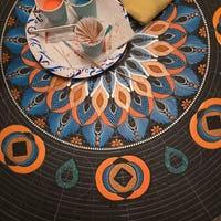 Mandala WOW Ruler 3-in-1 Compass + Protractor + Ruler, Dot Mandala Tool ...