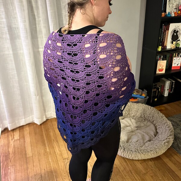 Handmade Crochet Virus Shawl Scarf Wrap - Etsy