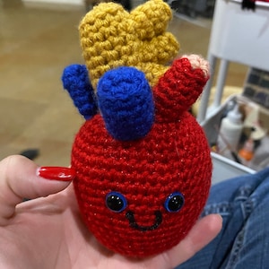 11 Crochet Organs Patterns EBOOK PDF Amigurumi Heart Liver Kidney Brain ...