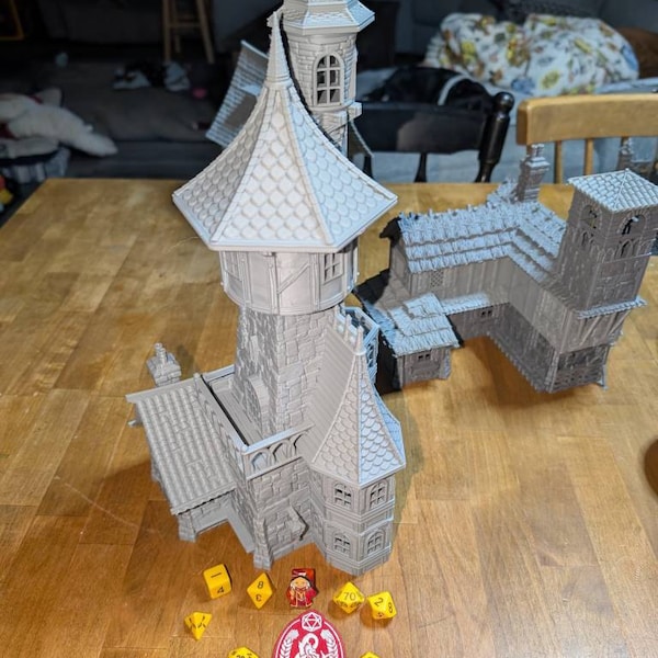 Medieval Town Set 04 - Bell Tower Farm - Etsy