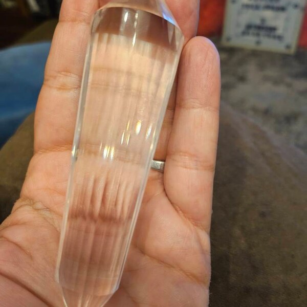 Natural Purple Amethyst Crystal Rainbow Quartz 60 Sided Disintegrator ...