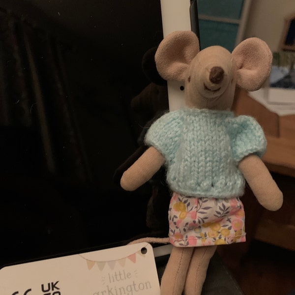 DIY Mini Mouse Family Toy Sewing Pattern no Clothes Cute Scandi Rag ...