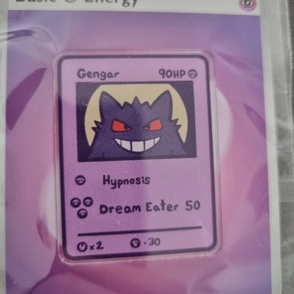 Hand Painted Altered Pokemon Card - Etsy