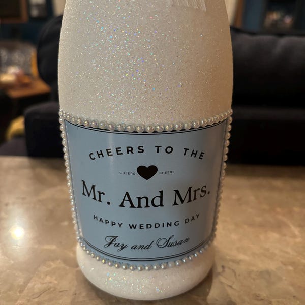 Digital Download Prosecco Label, Custom Prosecco Label, Champagne ...