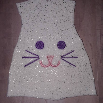 Kitty Cat Face Machine Embroidery Design, Face Mask, Face Cover ...