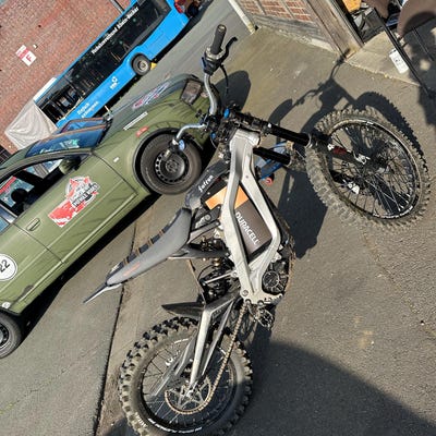 Surron Light Bee X Graphics Kit FOX RACE LINE Black Blue Decals ...