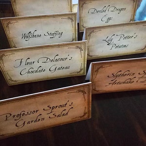 Wizard/witch Food Labels editable/printable, Magic School Food Labels ...