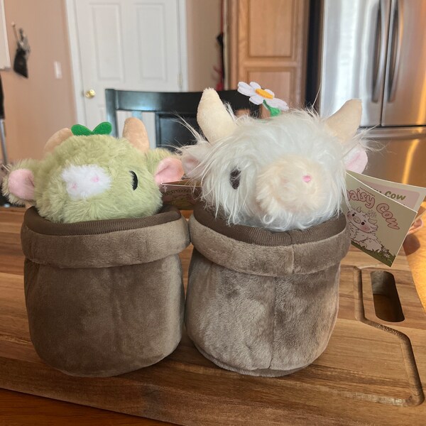 Sprout Cow Plushie - Etsy