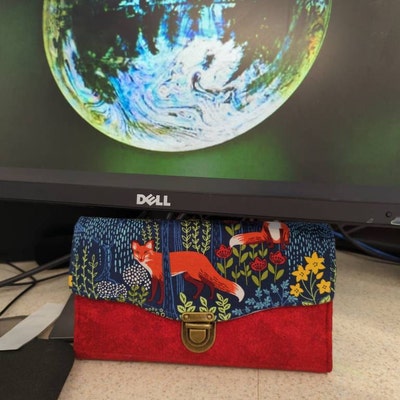Forest Animals Coin Purse, Clasp Purse, Fabric Purse, Metal Frame Purse ...