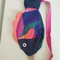 Fish Bag Quilted Sling Bag PDF Sewing Pattern - Swim Along Crossbody ...