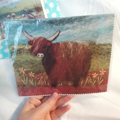 Sheep and Lamb Tin, Small Round Storage Box With Scottish Cottage Scene ...
