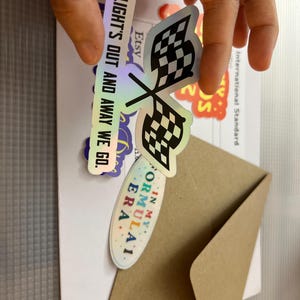 Fastest Lap Driver Name Sticker Pack F1 Sticker Formula One Motorsport ...