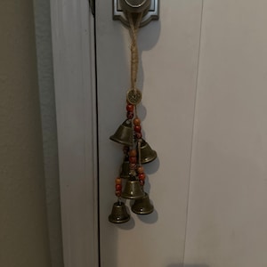 Hanging Door Knob Protection Bells, Hanging Bells for Door, Witchy ...