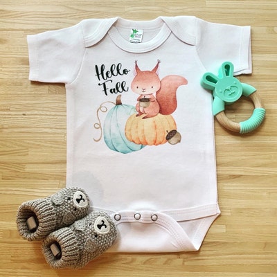 Watercolor Autumn Woodland Clipart, Fall Forest Baby Animal PNG, Bear ...