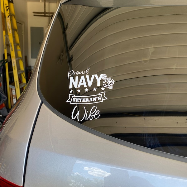 Veteran’s Wife Decal Sticker - Etsy