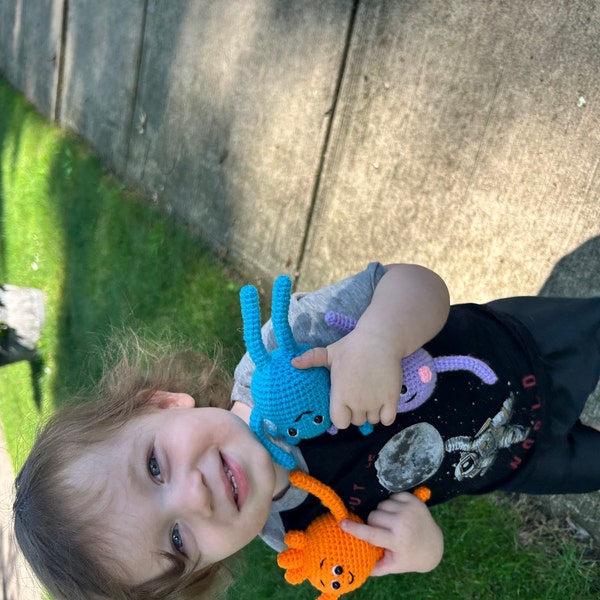 Crochet Noodle Blossom Cheesy Kernel Broccoli Jelly Pompom Amigurumi ...