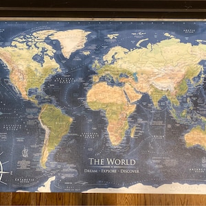 Gold Map Push Pins Map Push Pins for Your Favorite - Etsy