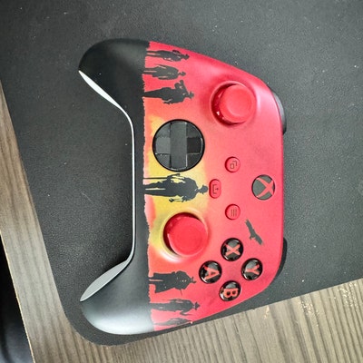Custom Painted Controller, Western Sunset RDR2 Themed, for Xbox - Etsy