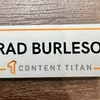 Metal Wearable Magnetic Name Tags for Business or Work - Brushed Gold ...