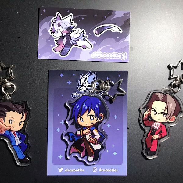 IN STOCK Vocaloid Acrylic Charms | Unofficial Fan Merch | Hatsune Miku ...