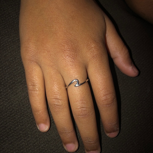 Small Wave Ring, Ocean Tide Ring, Pura Vida Ring, Sea Lover Ring ...