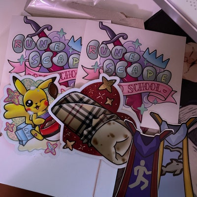 OSRS Skill Cape Vinyl Sticker Old School Runescape Laptop Sticker ...