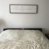 Bedroom Wall Decor Let's Stay in Bed Sign Wood Sign for Bedroom Master ...