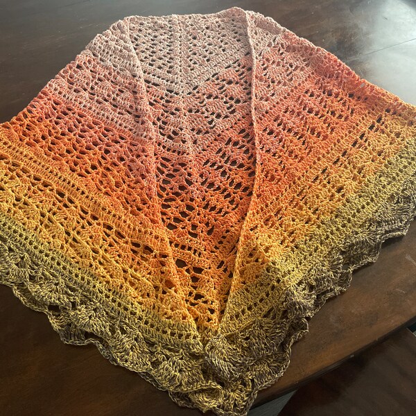 CROCHET PATTERN, Spooky Spider Shawl, Halloween Accessory, Spider Web ...