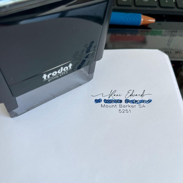 Custom Book Embosser, Rectangular Embosser, Custom Embosser Stamp ...