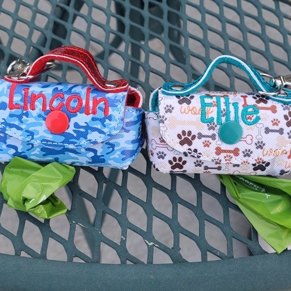 Bag Dispenser, Personalized Poop Bag Dispenser, Poop Bag Dispenser, Dog ...