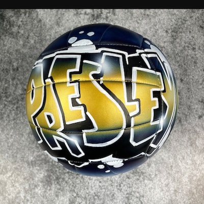 Custom Volleyball Hand Painted Ball Unique Personalized Sports Gift ...
