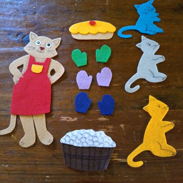 Little Bear Weather Dress Up" Children Story Flannel Board Felt Set - Etsy