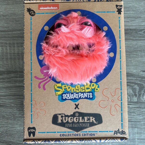 Fuggler X Spongebob Squarepants Patrick Star Fish Soft Toy BNIB - Etsy
