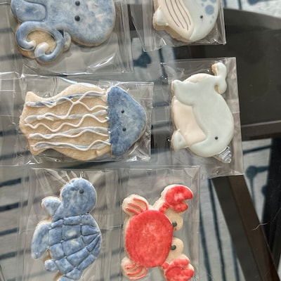 Under the Sea, Sealife, Marine Life, Sea Animals Cookie Set, Birthday ...
