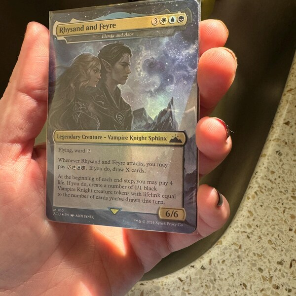 ACOTAR Series MTG Proxy Trading Card - Feyre Archeron, Cursebreaker ...